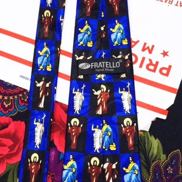 Fratello | Accessories | Mens Jesus Christ Tie Fratello Ties Christian ...